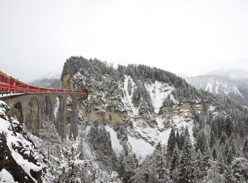 A World Heritage Site Railway Route through the Swiss Alps - TwistedSifter