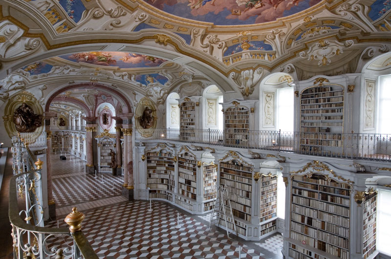 The World’s Largest Monastery Library is in Austria and it’s Beautiful ...