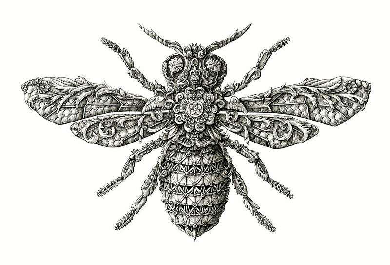 Incredibly Intricate Ink Illustrations by Alex Konahin - TwistedSifter