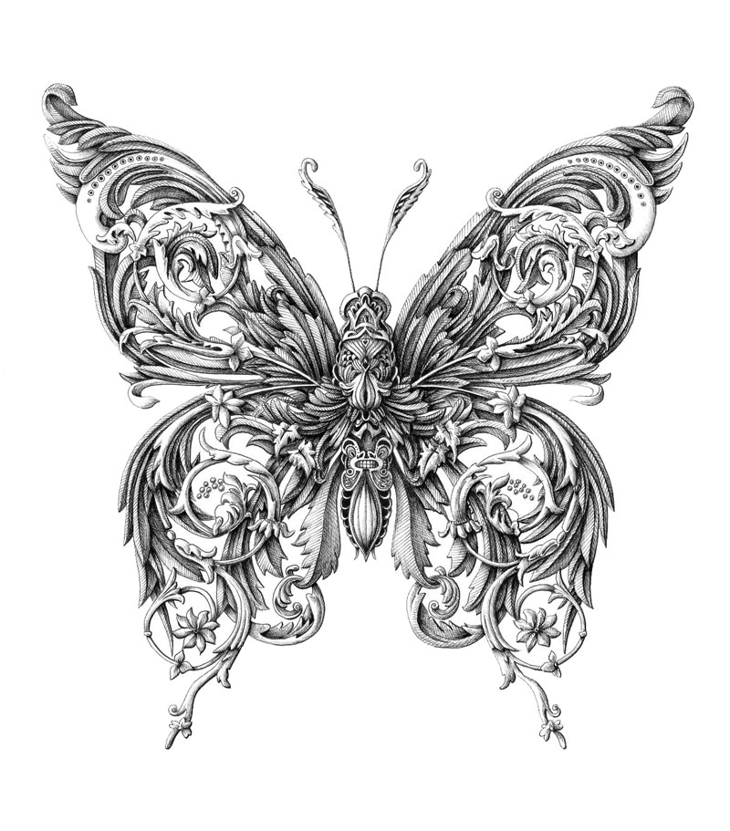 Incredibly Intricate Ink Illustrations by Alex Konahin » TwistedSifter