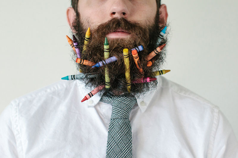 This Guy Takes Photos with Random Things in his Beard because He Can ...