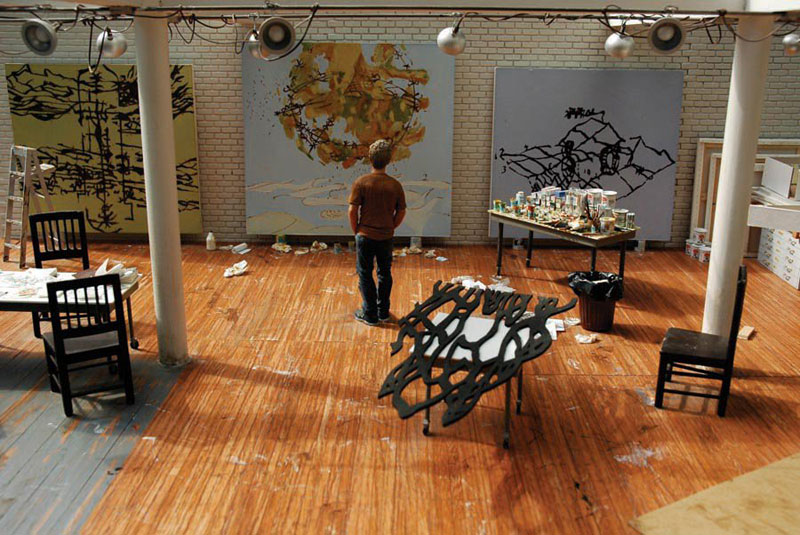 Miniature Models of Famous Artists in their Studios » TwistedSifter