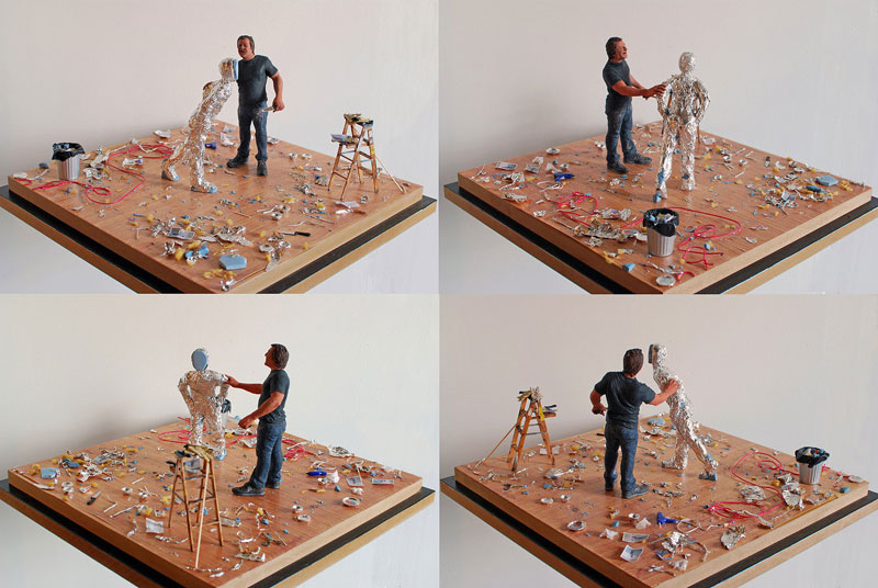 Miniature Models of Famous Artists in their Studios » TwistedSifter