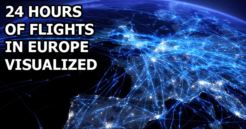 This is How Many Flights Fly Through Europe on a Typical Summer Day ...