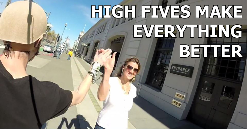This Guy Made a High Five Camera Because High Fives Make Everything ...