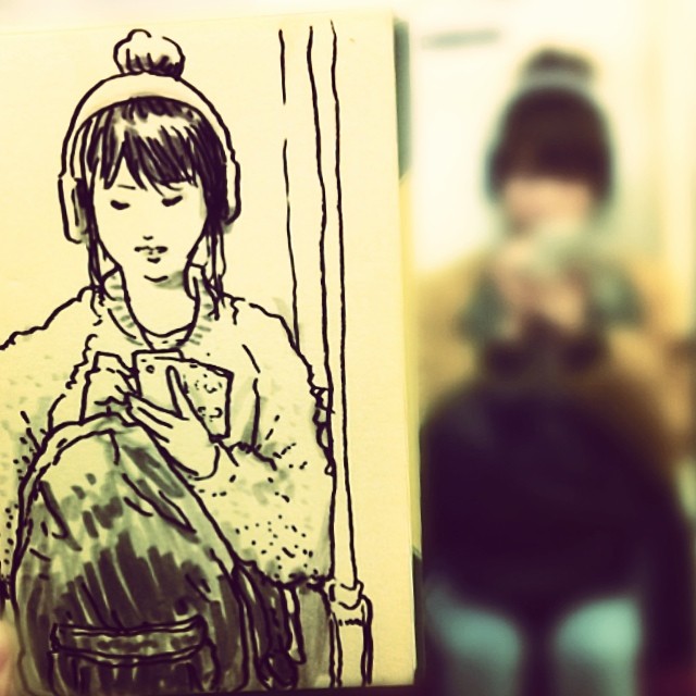 Artist Living in Tokyo Turns Everyday Scenes into Speed Sketches ...