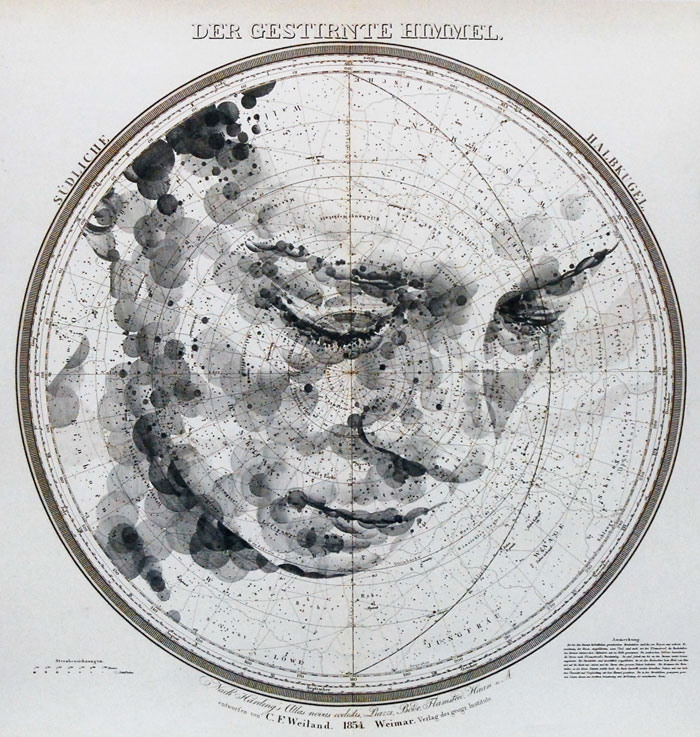 12 Incredible Portraits Drawn Onto Maps - TwistedSifter