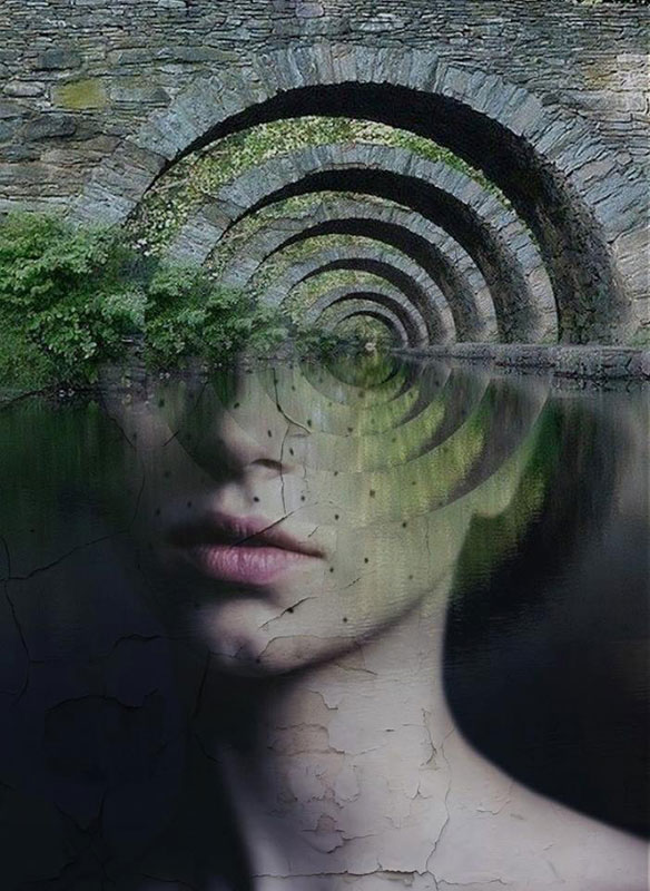 Surreal Portraits Blended Into Landscape Photos - TwistedSifter