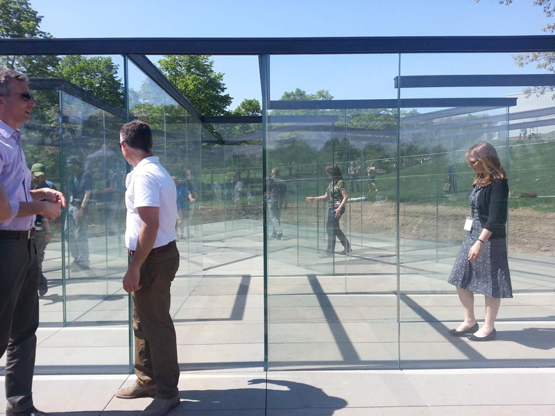 Robert Morris’s Interactive Glass Labyrinth » TwistedSifter