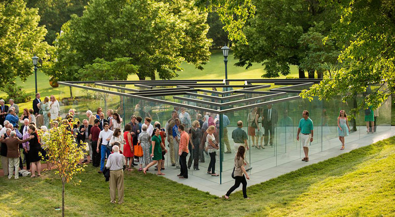 Robert Morris's Interactive Glass Labyrinth - TwistedSifter