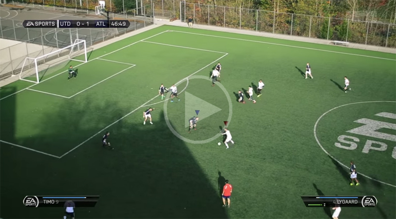 Someone Made a Real-Life Video Game Version of FIFA - TwistedSifter