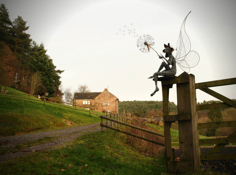 Ethereal Wire Fairy Sculptures by Robin Wight - TwistedSifter