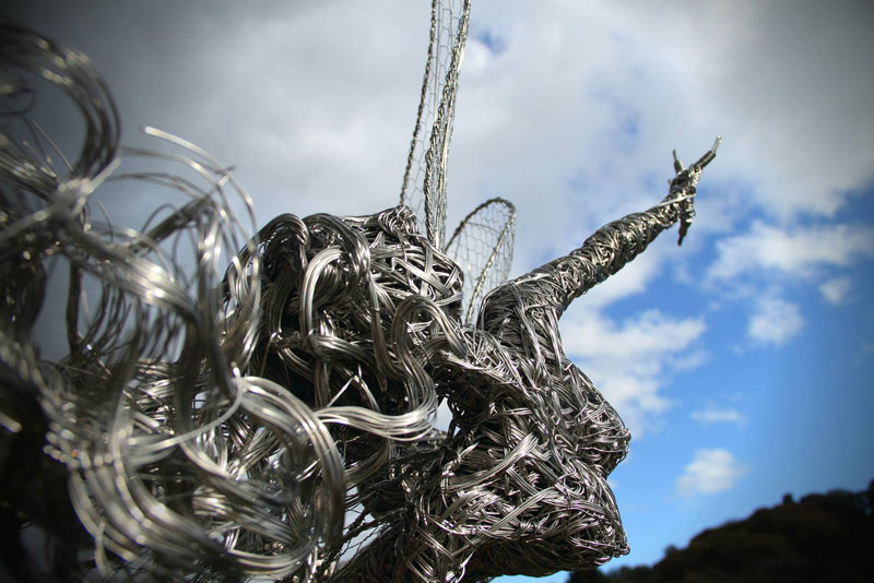 Ethereal Wire Fairy Sculptures by Robin Wight - TwistedSifter