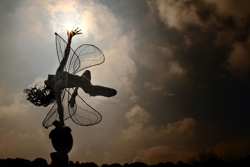 Ethereal Wire Fairy Sculptures by Robin Wight - TwistedSifter