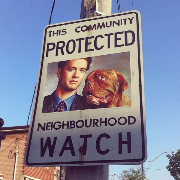 Adding Superheroes and Crime Fighters to Neighborhood Watch Signs ...