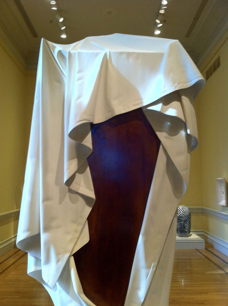 I Thought it was Just a Sheet Covering a Clock, Until I Read the Plaque ...