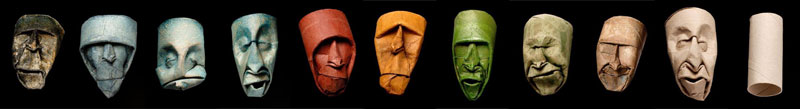 Toilet Paper Rolls Squished Into Faces by Junior Fritz Jacquet ...