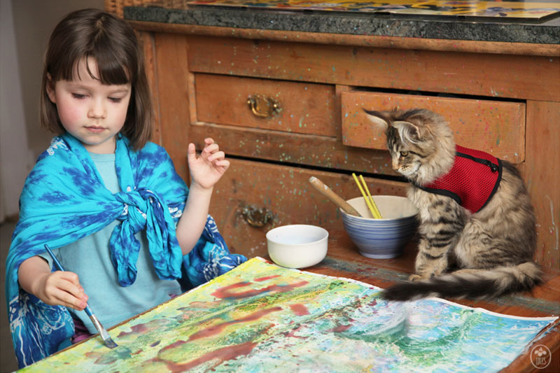 Autistic 5-Year-Old Expresses Herself Through Her Extraordinary Art ...