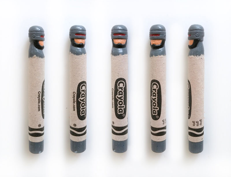 36 Famous Characters Carved Into Crayons » TwistedSifter