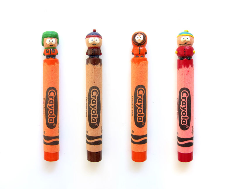 36 Famous Characters Carved Into Crayons » TwistedSifter