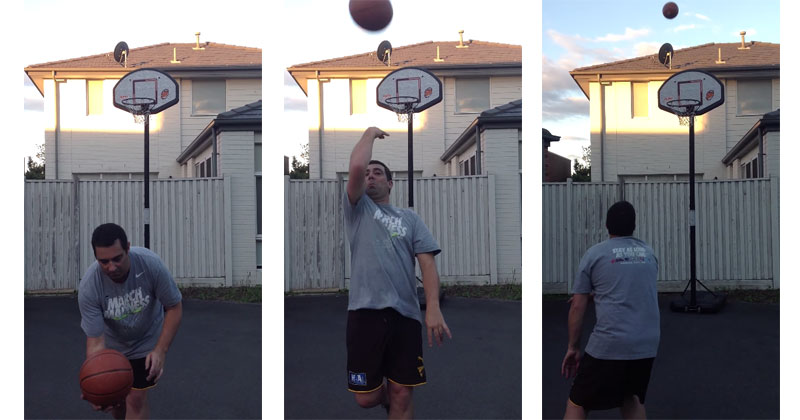 Daughter Offers Dad Financial Freedom if He Can Nail Behind the Back ...