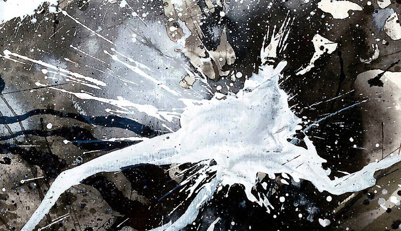 Jaw-Dropping Splattered Ink Animal Portraits by Hua Tunan » TwistedSifter