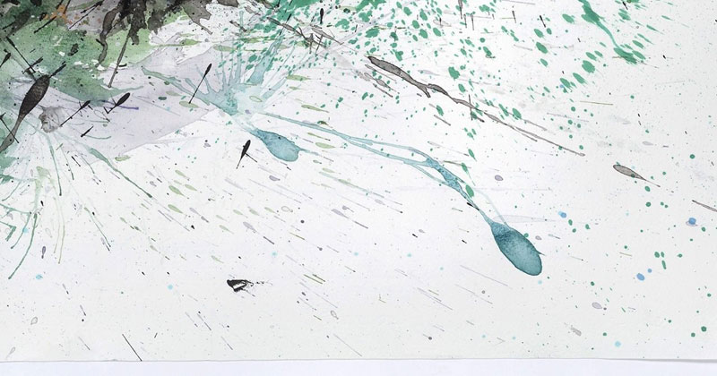 Jaw-Dropping Splattered Ink Animal Portraits by Hua Tunan » TwistedSifter