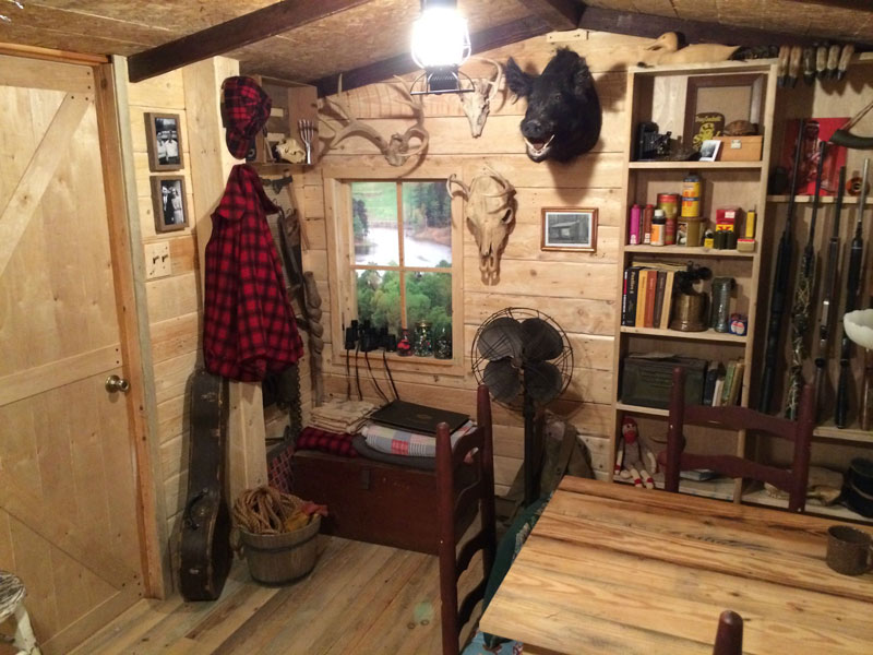This Guy Built a Rustic Cabin Man Cave for $107 - TwistedSifter
