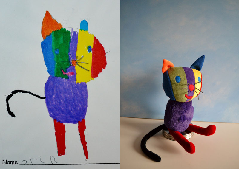 Artist Transforms Kids Drawings Into Plush Toys » TwistedSifter