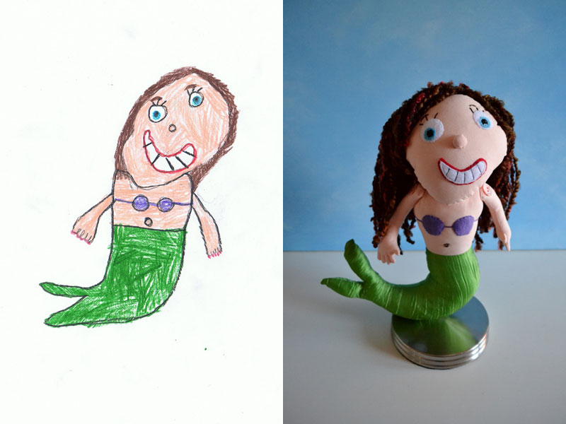 Artist Transforms Kids Drawings Into Plush Toys - TwistedSifter