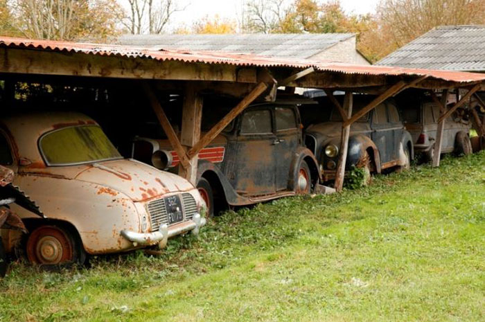 60 Rare Cars Worth Millions Found in French Countryside, Untouched for ...