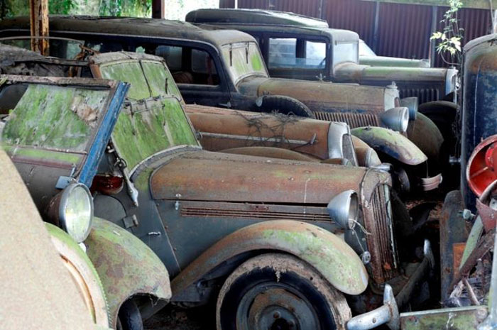 60 Rare Cars Worth Millions Found in French Countryside, Untouched for ...