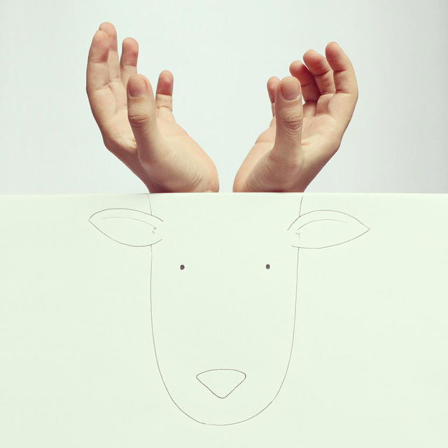 12 Clever Finger Doodles by Javier Perez - TwistedSifter