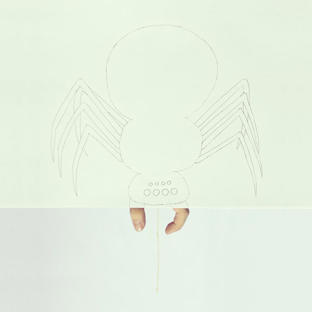 12 Clever Finger Doodles by Javier Perez - TwistedSifter