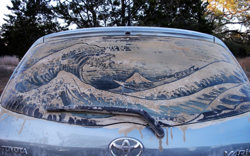 Artist Turns Dirty Cars Into Works of Art - TwistedSifter