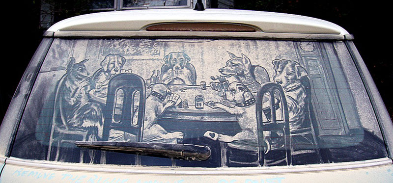 Artist Turns Dirty Cars Into Works of Art - TwistedSifter