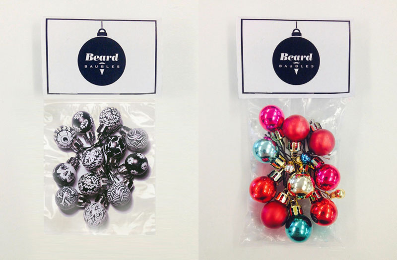 Festive Baubles Turn Beards Into Christmas Trees » TwistedSifter