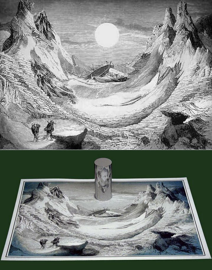 These Artworks Come to Life When You Place a Mirror On It » TwistedSifter