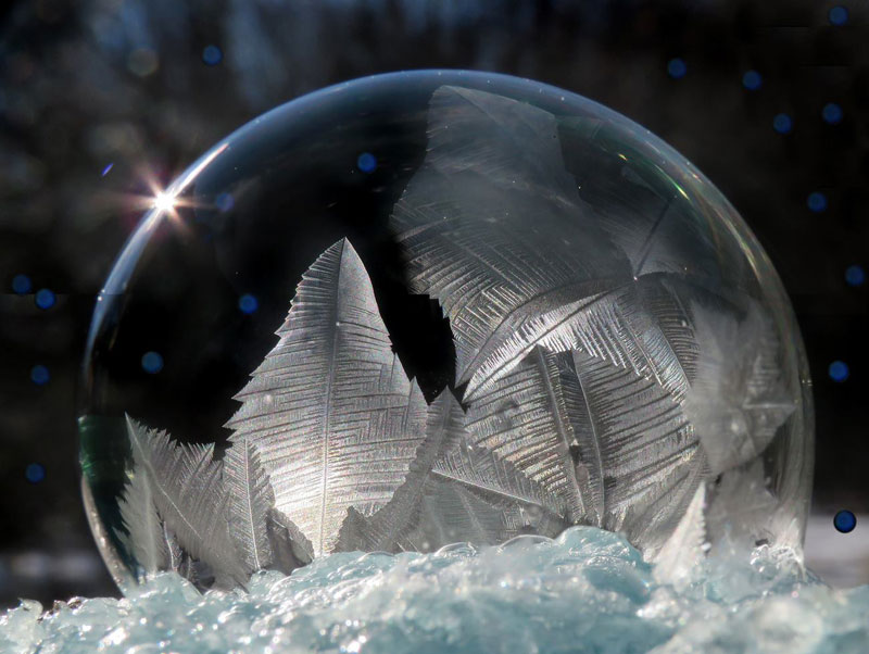 What Happens When You Blow Soap Bubbles in Freezing Cold Weather ...