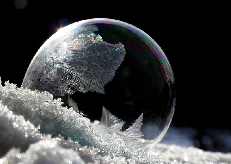 What Happens When You Blow Soap Bubbles in Freezing Cold Weather ...