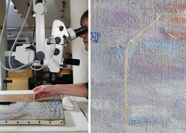 Repairing a $12 Million Monet After It Has Been Punched » TwistedSifter