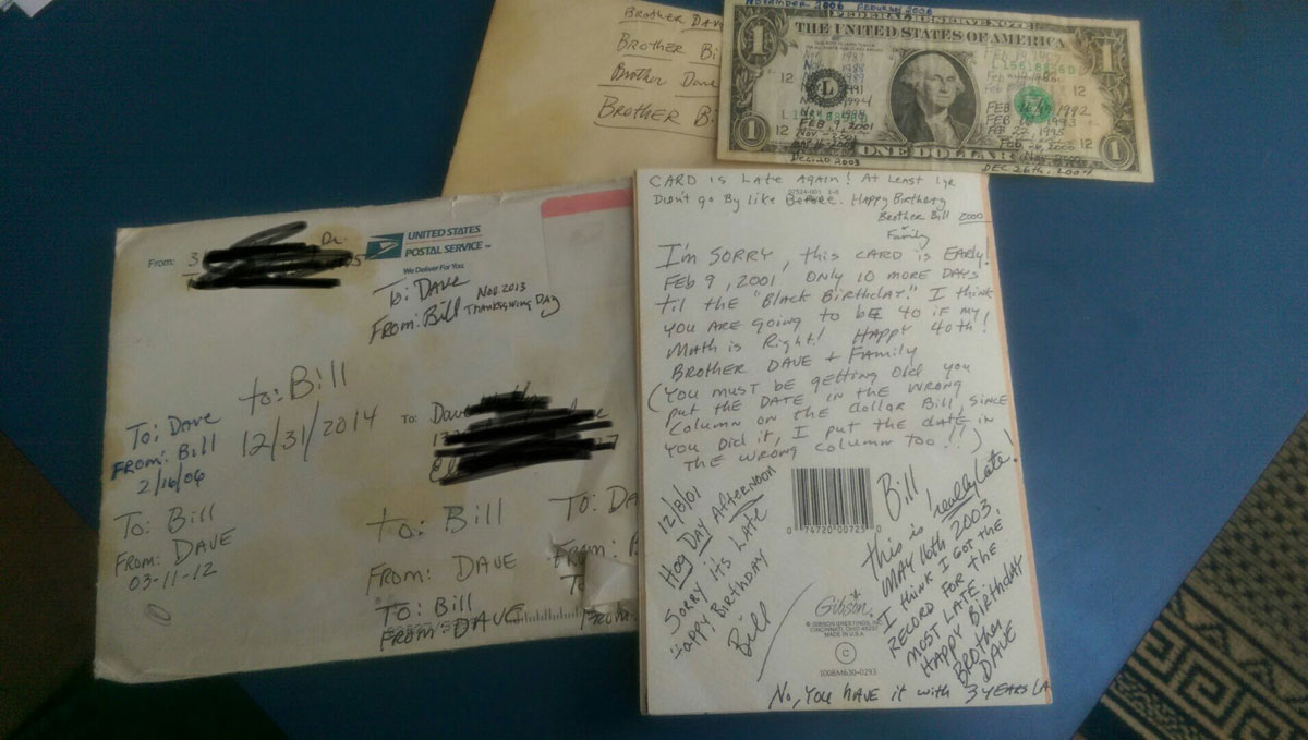 These Two Brothers Have Exchanged the Same Birthday Card Since 1987 ...