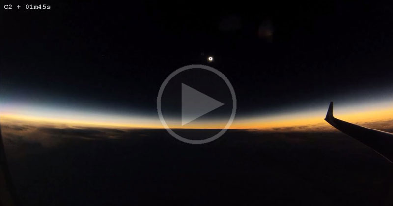 What March’s Total Solar Eclipse Looked Like from an Airplane Window ...