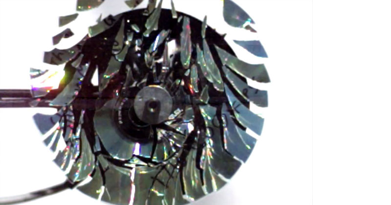 If You Spin a CD Fast Enough it Will Explode. Here’s What That Looks ...