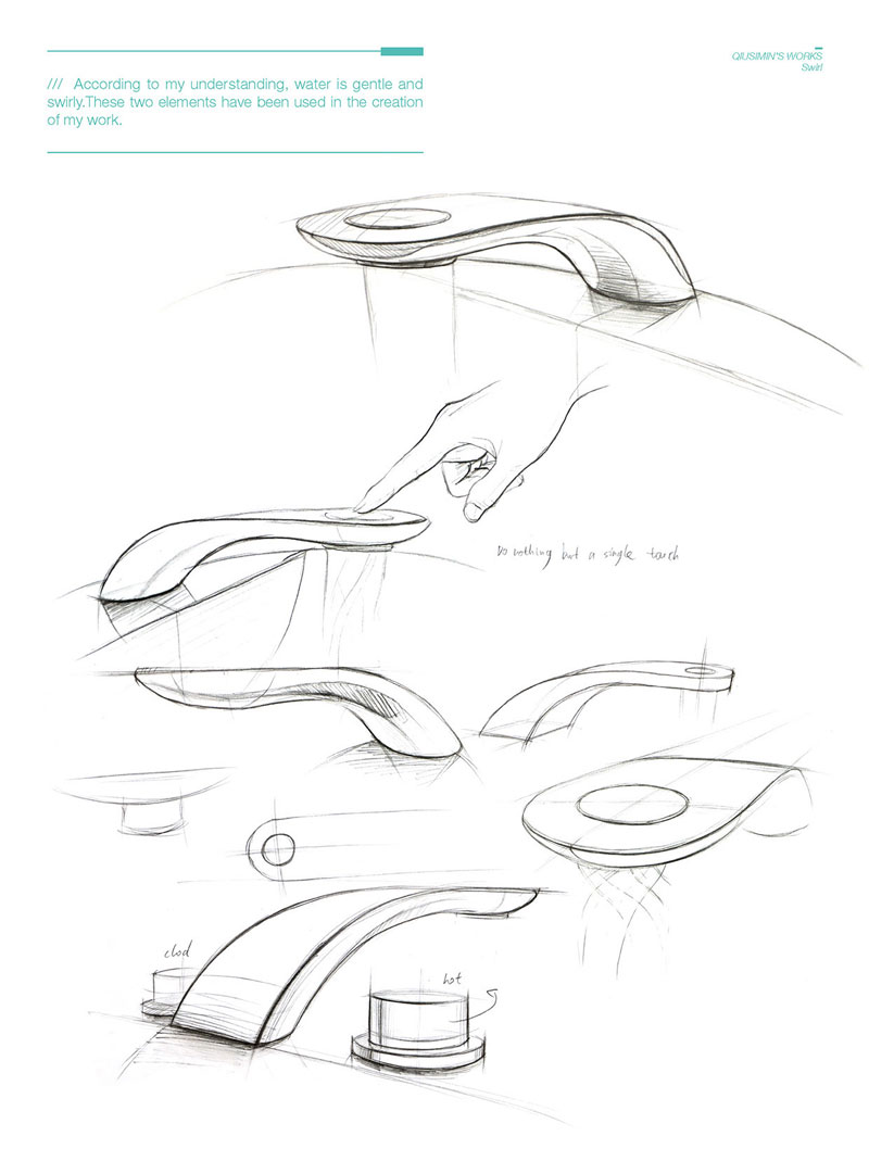 Student Designs Faucet that Saves and Swirls Water Into Amazing ...