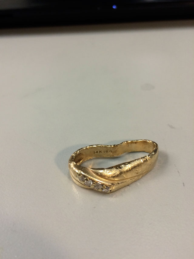Amazing Wedding Ring Restoration After Falling Into Garbage Disposal ...