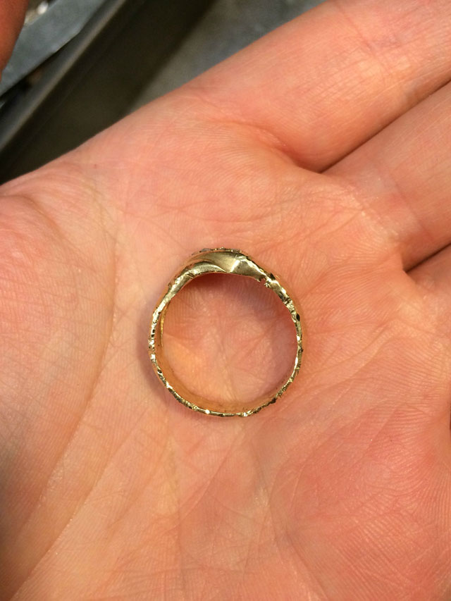 Amazing Wedding Ring Restoration After Falling Into Garbage Disposal ...