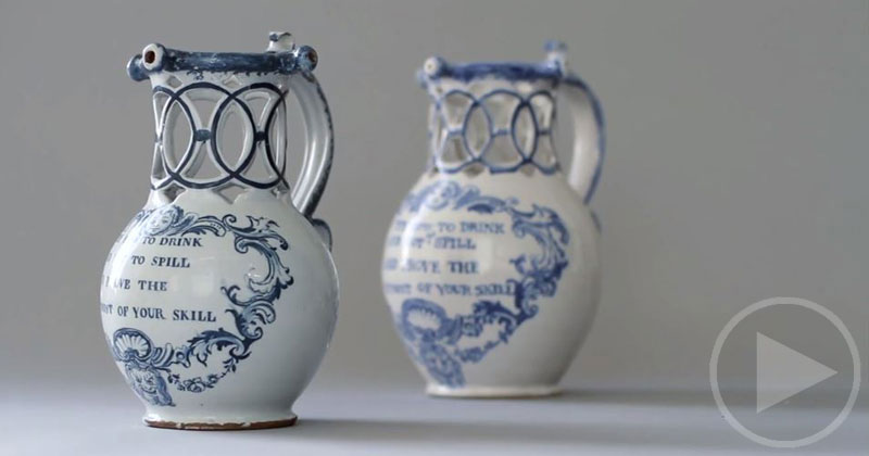 Ceramics Artist Recreates an 18th Century Puzzle Jug » TwistedSifter