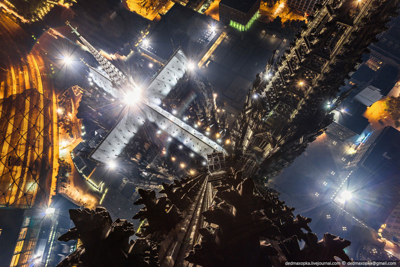 Picture of the Day: Cologne Cathedral from the Top of a Spire ...