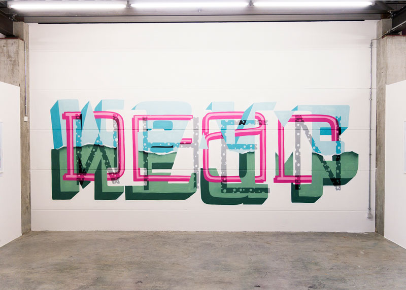 Multi-Layered Graffiti Murals of Popular Expressions » TwistedSifter